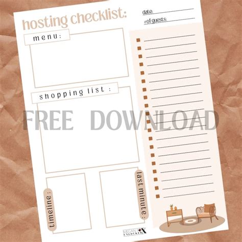 Hosting Checklist Megan Fox Unlocked