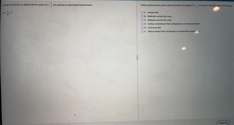 Solved Graph The Function By Starting With The Graph Of Y Chegg