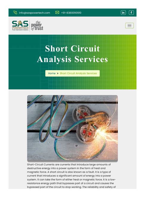 Short Circuit Analysis Services Pdf