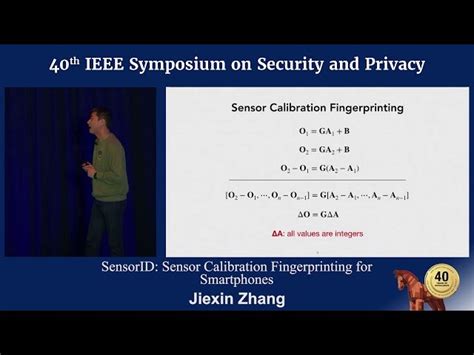 Free Video Sensorid Sensor Calibration Fingerprinting For Smartphones From Ieee Class Central
