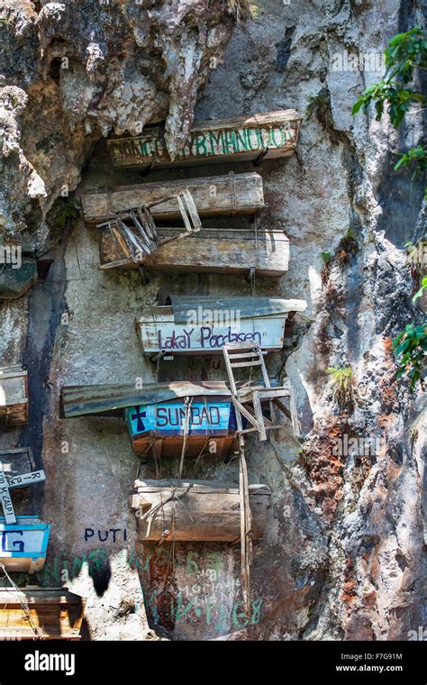 The Hanging Coffins Of Sagada In Northern Luzon Island Philippines