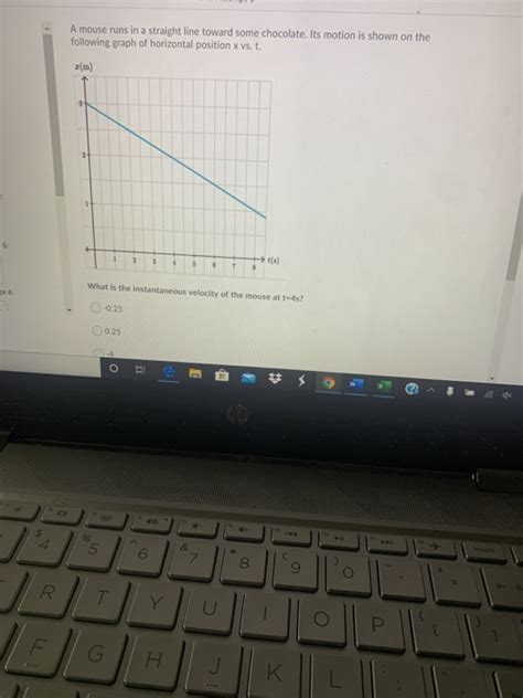 Solved A Mouse Runs In A Straight Line Toward Some Chegg