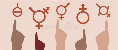 Non Binary Gender Symbol Stock Illustrations 447 Non Binary Gender
