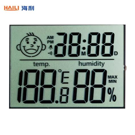 Custom Monochrome Lcd Segment Display Tn Htn Lcd Display For