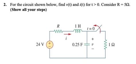 Solved For The Circuit Shown Below Find V T And I T Chegg
