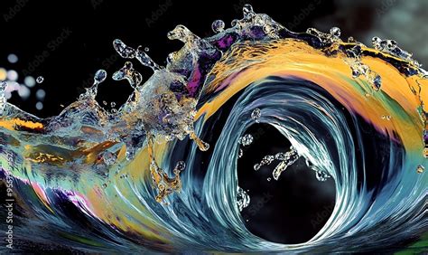 Cfd Simulation Of Turbulent Flow Within Pipe System Showing Vortices