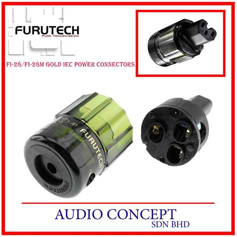 Furutech Fi 28 F1 28m Gold Iec Power Connectors Audio Concept