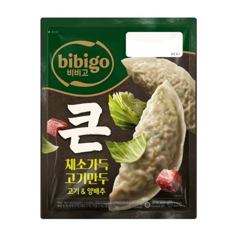 비비고 큰채소가득만두 고기양배추 400gㅣ롯데마트 제타 최상의 신선 식품과 다양한 간편식을 롯데마트 제타에서 만나보세요