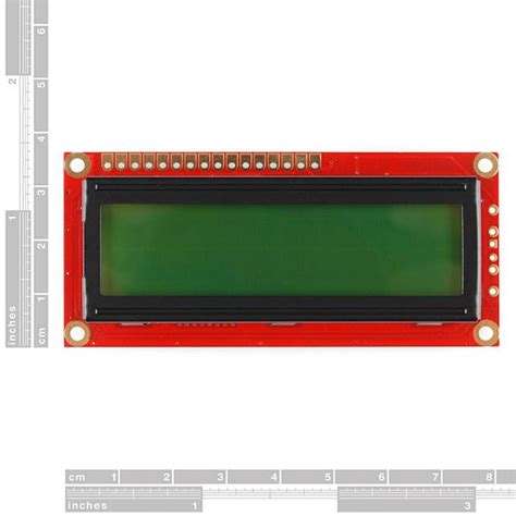 Basic 16x2 Character Lcd Black On Green 33v Opencircuit