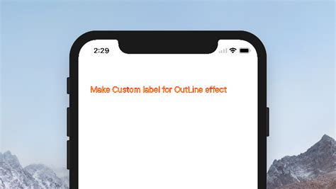 custom uilabel effects