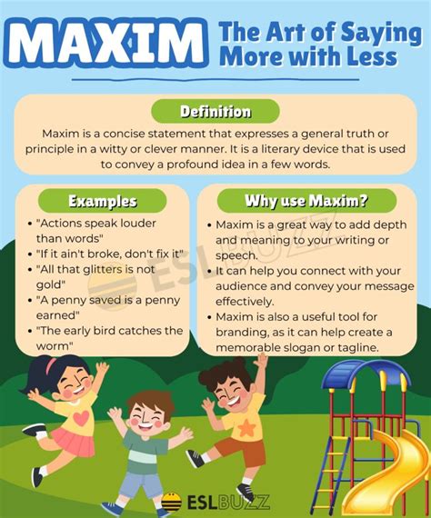 Maxim Definition Types And Examples Eslbuzz