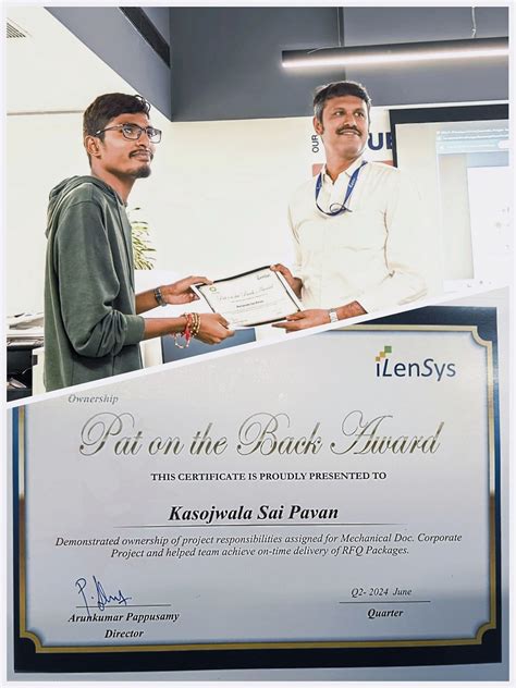 Saipavan Kasojwala On Linkedin Appreciation 👏 For Good Work Always Motivates You To Achieve An