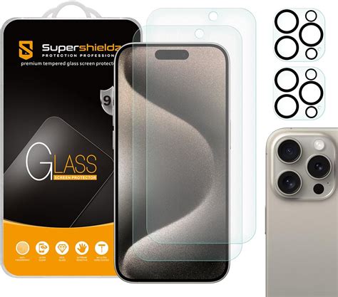 Supershieldz 2 Pack Anti Glare Matte Tempered Glass Screen Protector Designed