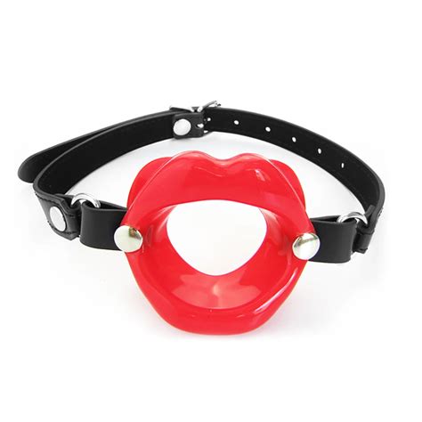 New Woman Sexy Colors Leather Erotic Toys Silicone Ball Open Mouth Gag Sex Toys Slave For