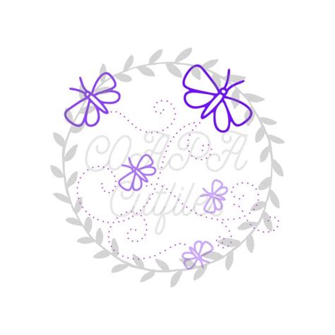 Flutter Flutter Cut File SVG PDF Png Etsy