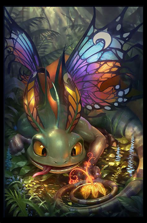 Artstation Naughty Dragon 2d