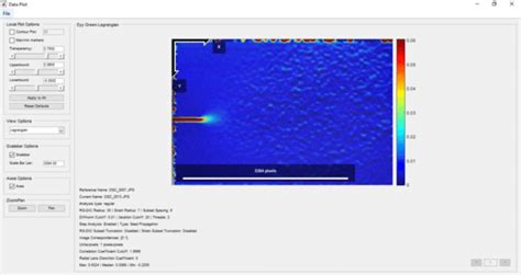 Ncorr Strain Eyy Results For The Crackdefect Associated With Second