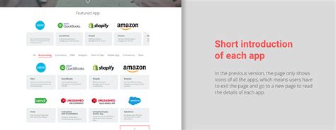 App Marketplace Single Page Website Redesign On Behance