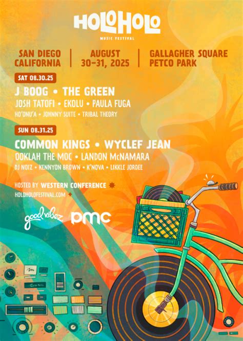 Holo Holo Music Festival San Diego Powerhouse Lineup