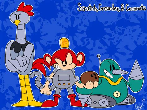 Scratch Grounder And Coconuts By Cdgzilla9000 On Deviantart
