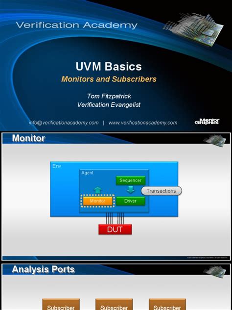 Course Basic Uvm Session7 Monitors And Subscribers Tfitzpatrick Pdf