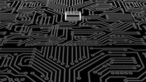 Hi Tech 3d Circuit Board Pattern Technology Background 3d Mother Board