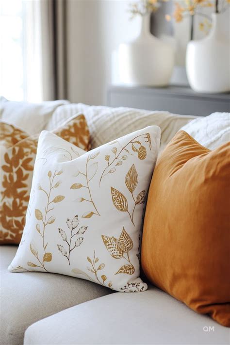 Autumnal Yellow Throw Pillows Bright And Warm Fall Decor Yellow