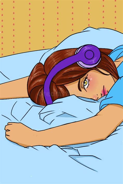 Drawing Of A Lazy Girl Stock Illustration Illustration Of Lazy 332378784