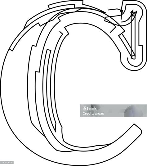 Vetores De Fonte Do Projeto Arquitetônico Alfabeto De Estilo De Desenho