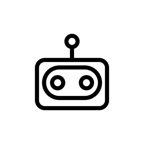 Chat Bot Icon Vector Isolated Contour Symbol Illustration 9971213