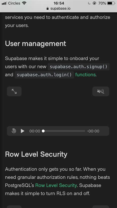 Blog Mp4s Not Working · Issue 168 · Supabasesupabase · Github