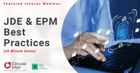 Best Practices For JDE EPM Cloud
