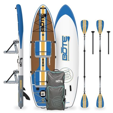 Bote Lowrider Aero Tandem Inflatable Paddle Board With Paddles 116