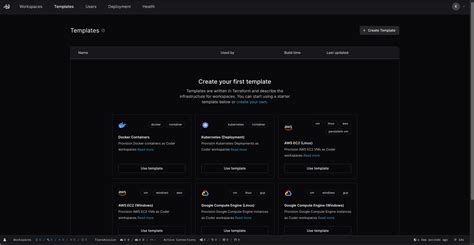 Managing Templates Coder Docs Managing Templates Coder Docs