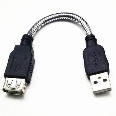 Armored Usb Cable Metal Clad Armored Usb Male To Female Extension Cable For Harsh Environment