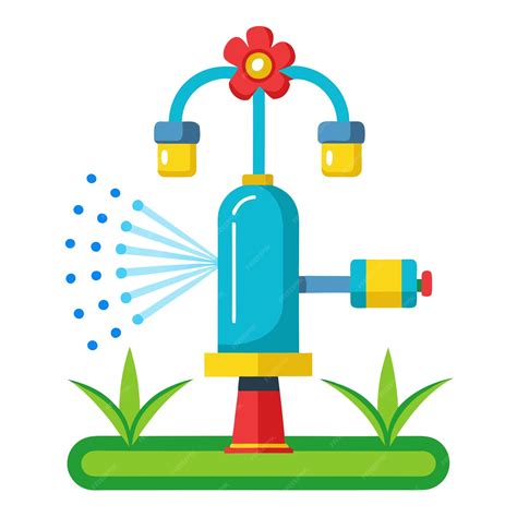 Water Sprinkler Clipart Vector Art And Illustration Premium Ai