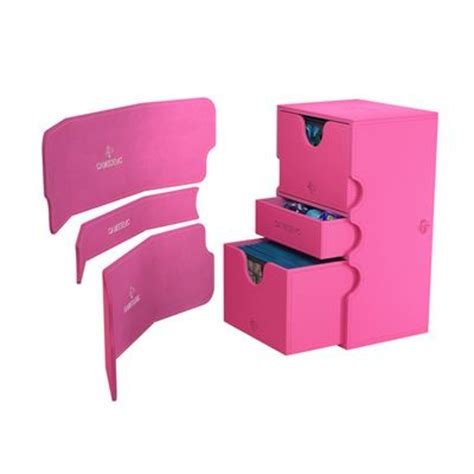 Gamegenic Stronghold Deck Box 200 Xl Pink Guardian Games