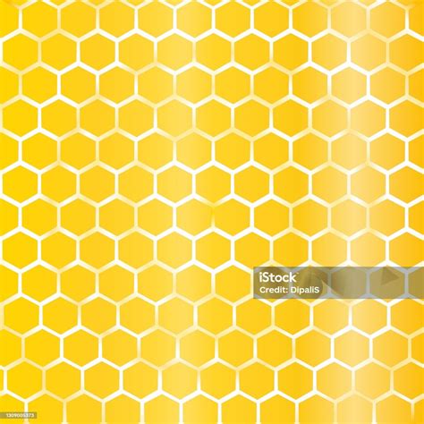 Hexagonal Honeycomb Pattern Background Stock Illustration Download