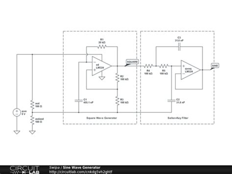 Sine Wave Generator Circuitlab