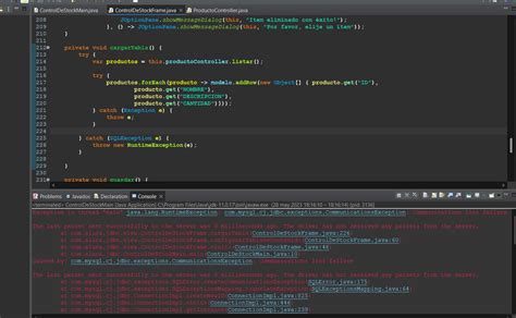 no compila runtime java y jdbc trabajando con una base de datos