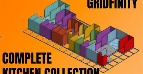 Gridfinity Complete Kitchen Collection W Modular Expansion Pieces By Gridfinity Complete Kitchen Collection W Modular Expansion Pieces By