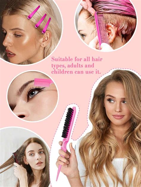 Juego De 10 Peines Para Peinar El Cabello Incluye Cepillo Para Cardar Peine Para Cardar Triple