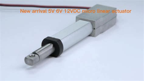 Stainless Steel Material 5v Micro Linear Actuator Arduino 10 17 5 21 25 30 50 75 100mm
