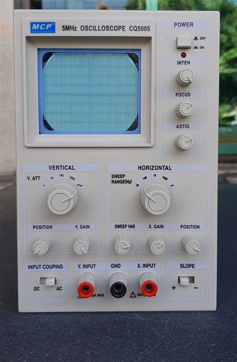 รหัส Sins015 Cq5005 Mcp 5 Mhz Oscilloscope รหัส Sins015 Cq5005 Mcp 5 Mhz Oscilloscope