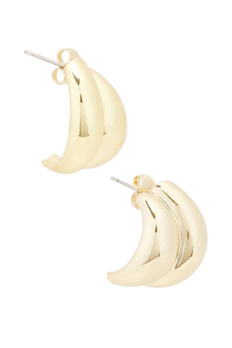 Shashi Claudia Earring In Gold Revolve