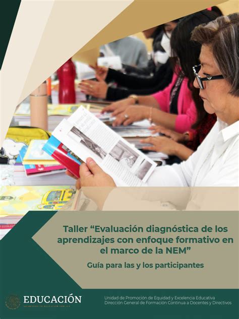 Taller Evaluación Diagnóstica De Los Aprendizajes Con Enfoque Formativo