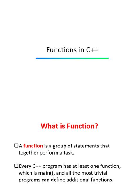 2 Functions 1 Pdf Parameter Computer Programming Computer Engineering