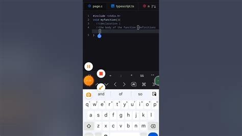 C Function Consist Declaration And Definition Shorts C Function Declare Definitions Consist