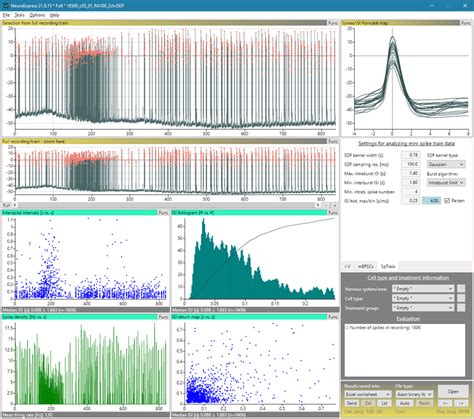 Analysis Of Firing Patterns Recorded In Patch Clamp Experiments