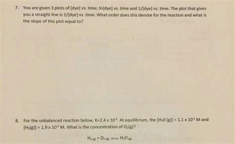 Solved Using The Method Of Initial Rates And The Data In Chegg Com